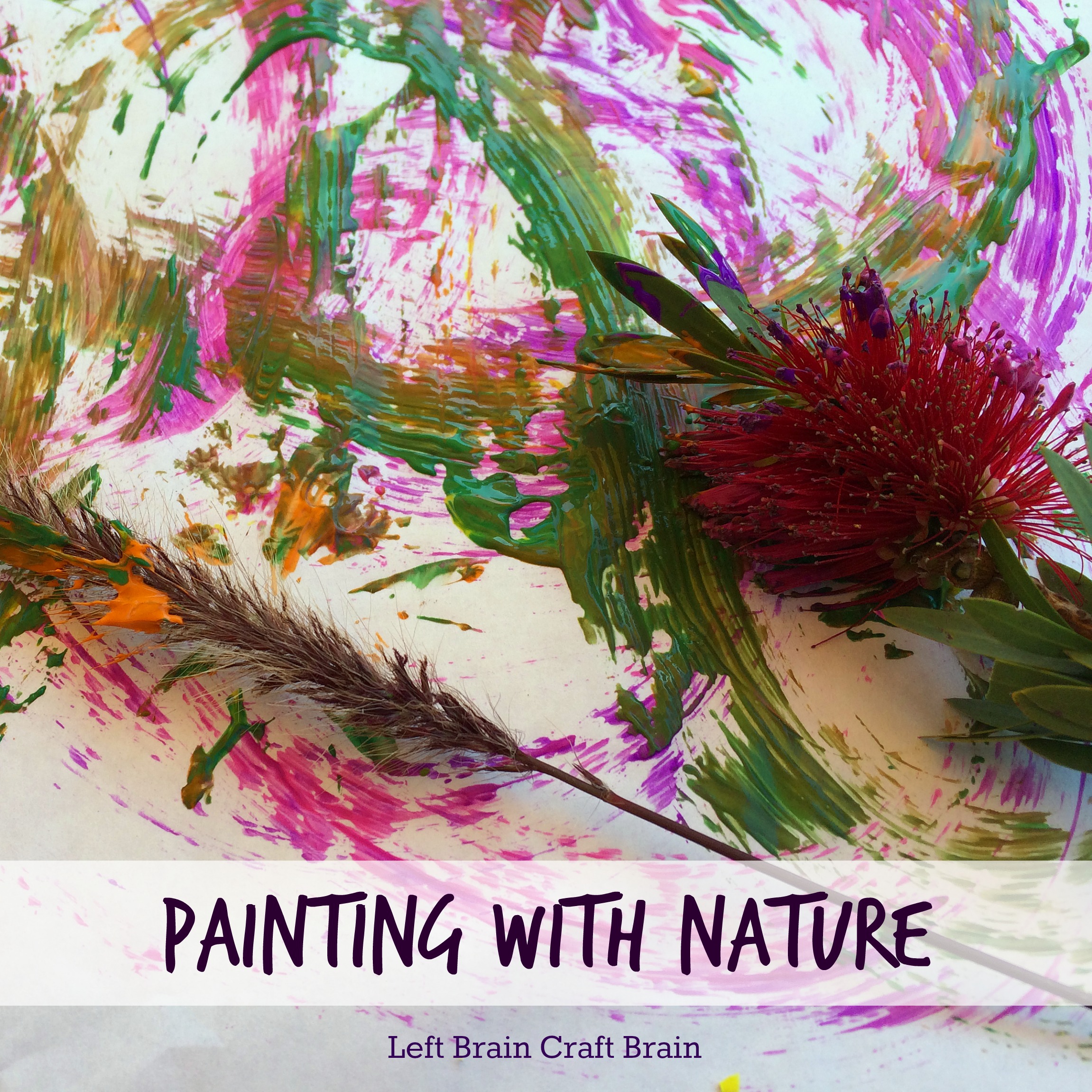 painting-with-nature-natural-paintbrushes - Mama's Happy Hive
