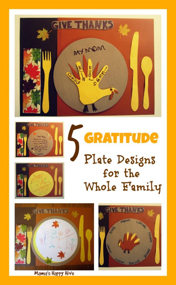 5 Crafting Gratitude Turkey Placemats - Mama's Happy Hive