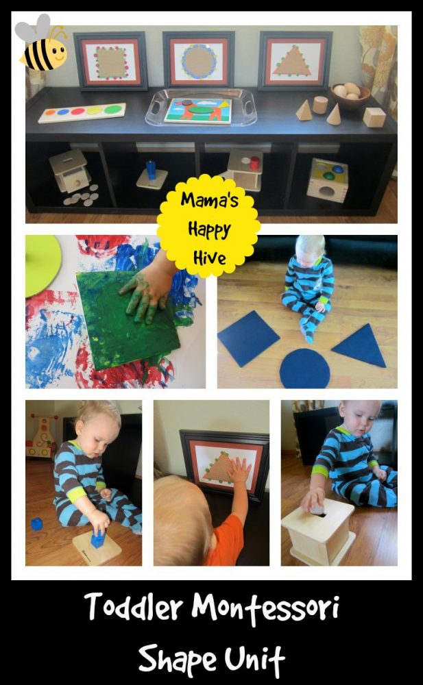 Toddler Montessori Shape Lessons - Mama's Happy Hive