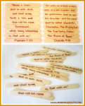 Popsicle Stick Scripture Memory Puzzle - Mama's Happy Hive