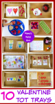 10 Valentine Tot Trays - Mama's Happy Hive