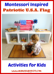 Montessori Patriotic USA Flag Activities