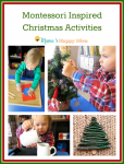 8 Montessori Inspired Christmas Activities - Mama's Happy Hive