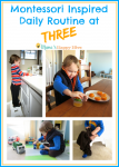 Montessori Inspired Routine at Three - Mama's Happy Hive