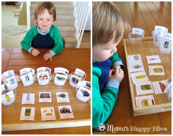 Practical Life Skills - Recycling for Kids - Mama's Happy Hive