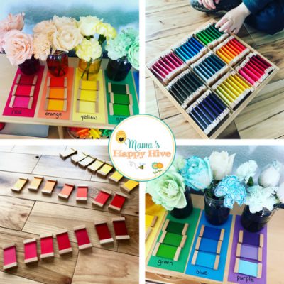 List of Montessori Sensorial Materials for Ages 2.5 to 6.5 Years Old