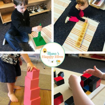 List of Montessori Sensorial Materials for Ages 2.5 to 6.5 Years Old